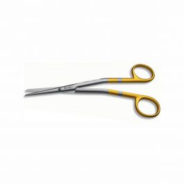 Cottle Dorsal Scissors, Angled, Serrated (Tungsten Carbide)